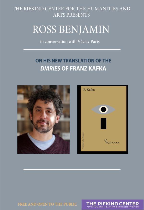Ross Benjamin on his new translation of the “Diaries” of Franz Kafka ... Ross Benjamin on his new translation of the “Diaries” of Franz Kafka ...